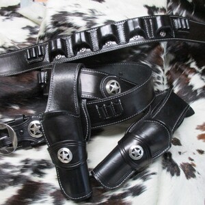 Men's SASS Competition Rig - Gun Belt With Dual Holsters. - Etsy
