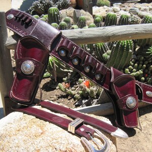 Ladies SASS Competition Gun Rig - Dual Holster Custom Gun Leather. - Etsy