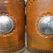 Classic Cowboy Leather Roping Cuffs With Antique Finish...read ENTIRE ...