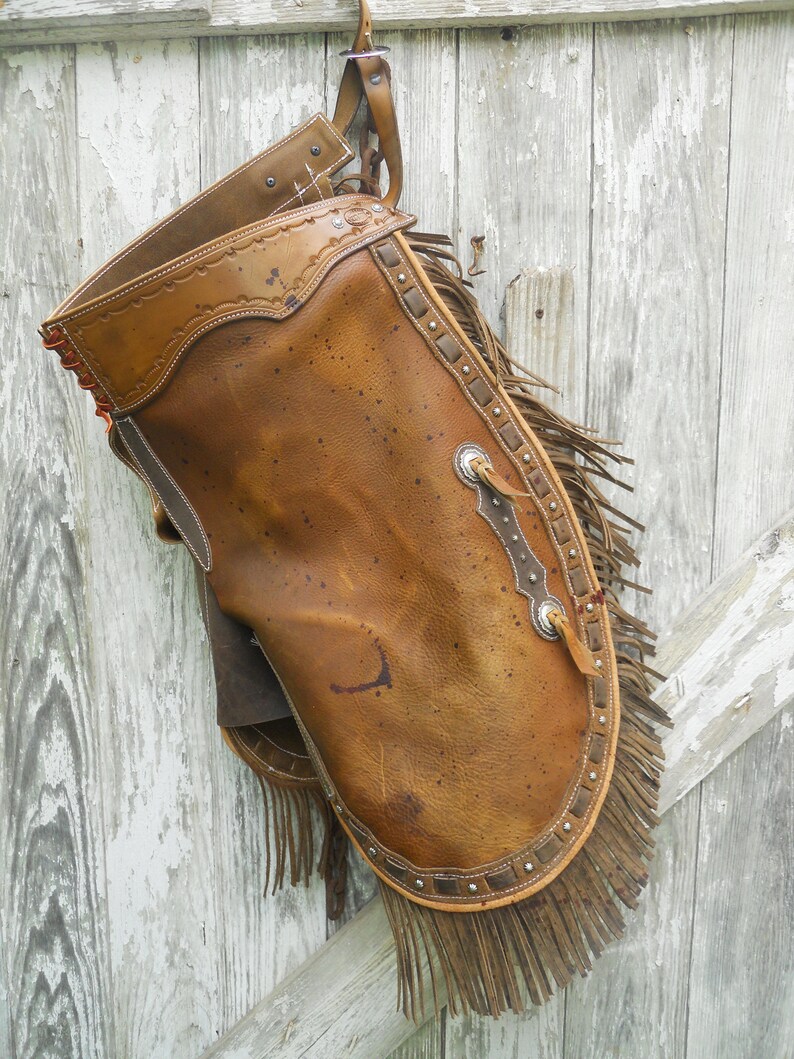 Custom Made Leather Chaps and Chinks.read ENTIRE LISTING | Etsy
