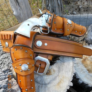 Men's SASS Competition Rig - Gun Belt With Dual Holsters. - Etsy