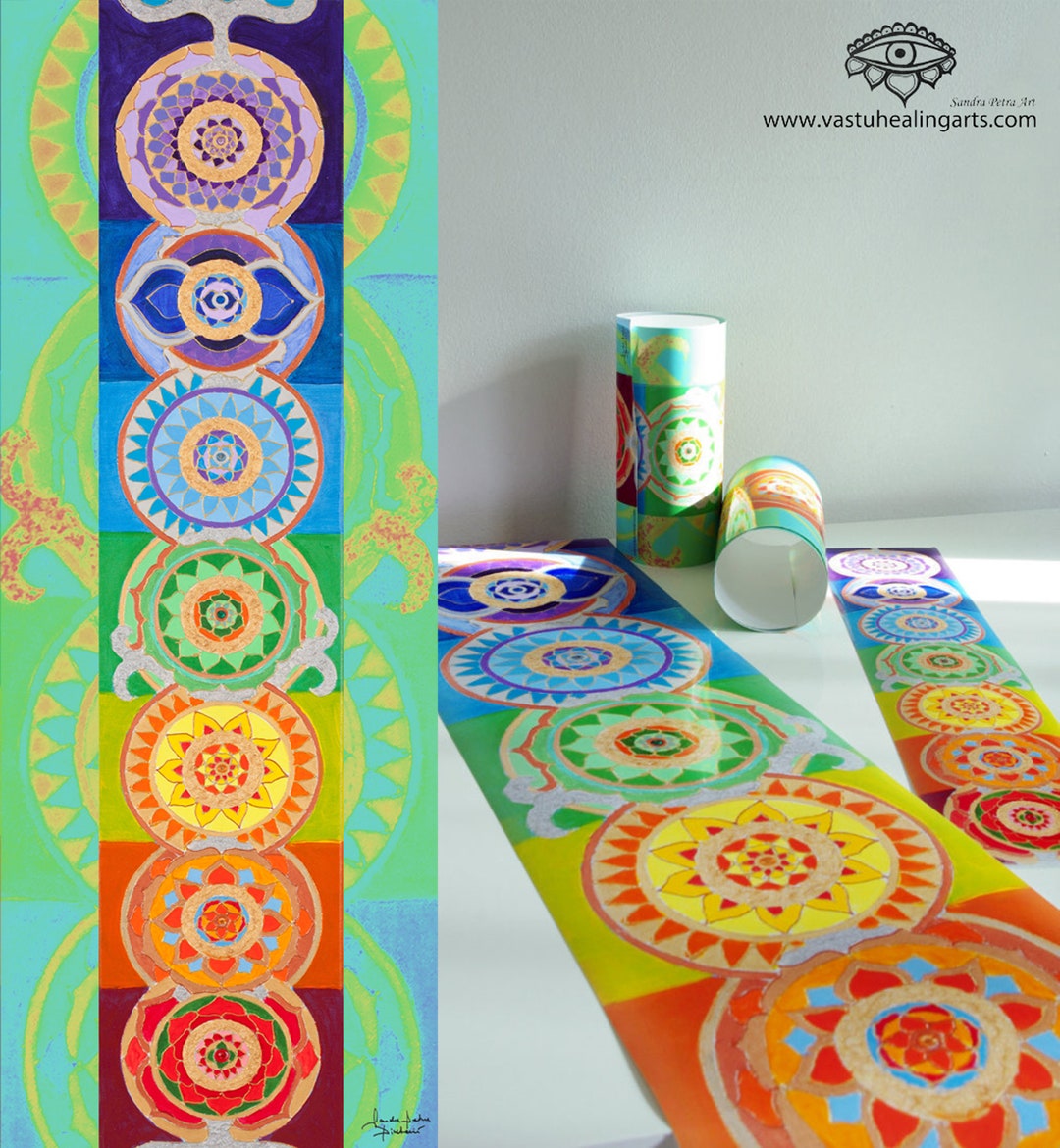 Beautiful Chakra Poster 7 Chakras Poster Healing Arts Yoga - Etsy