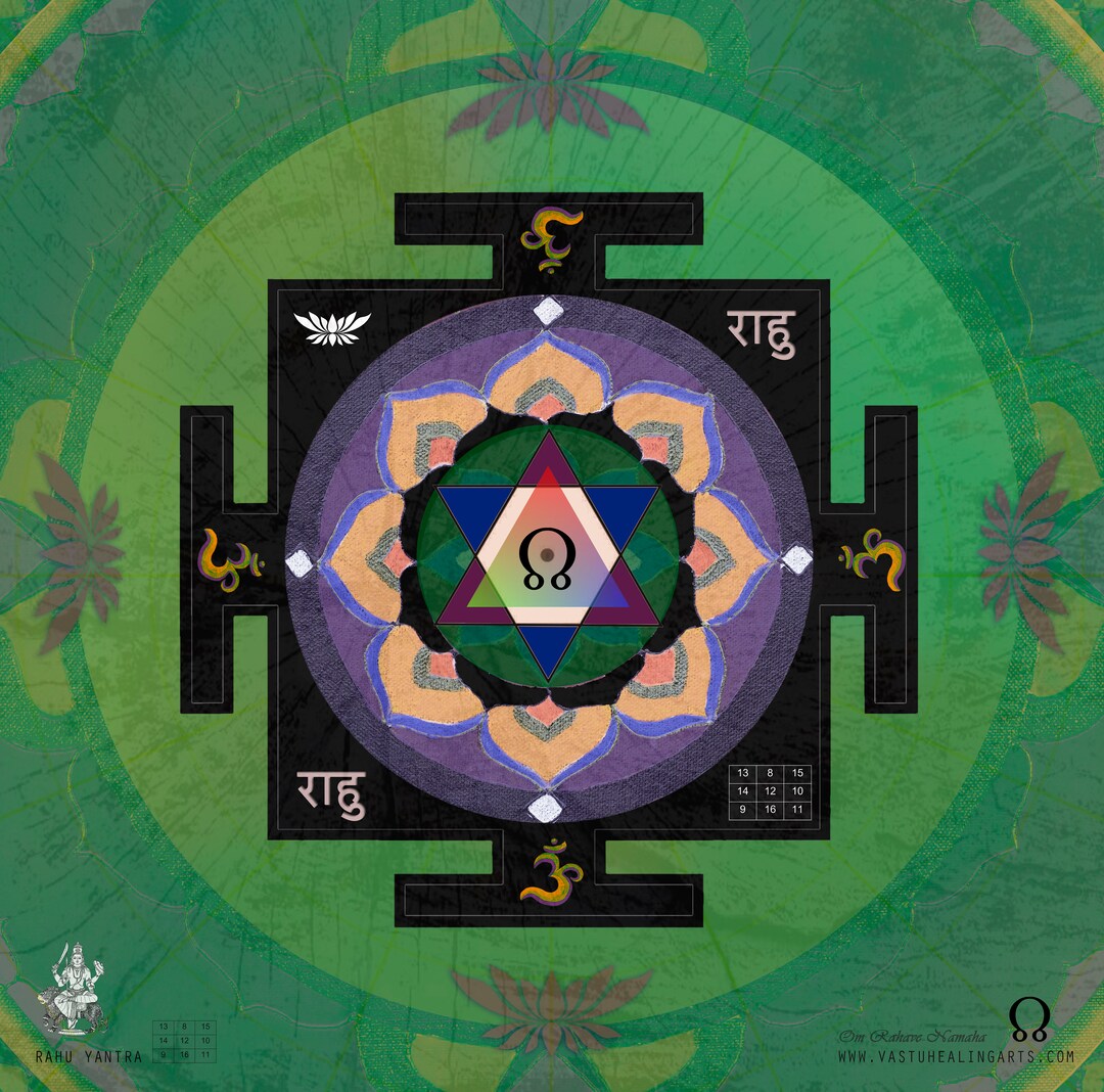 Rahu Yantra, Planetary Yantras, Vastu, Healing Arts, Spiritual Home ...