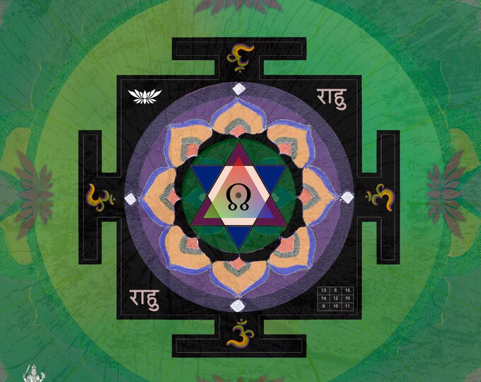 Rahu Yantra, Planetary Yantras, Vastu, Healing Arts, Spiritual Home ...