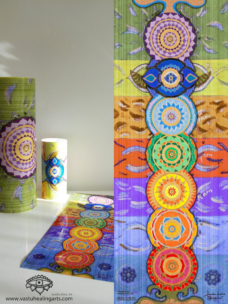 Beautiful Chakra Poster, 7 Chakras Poster, Healing Arts, Yoga Art ...