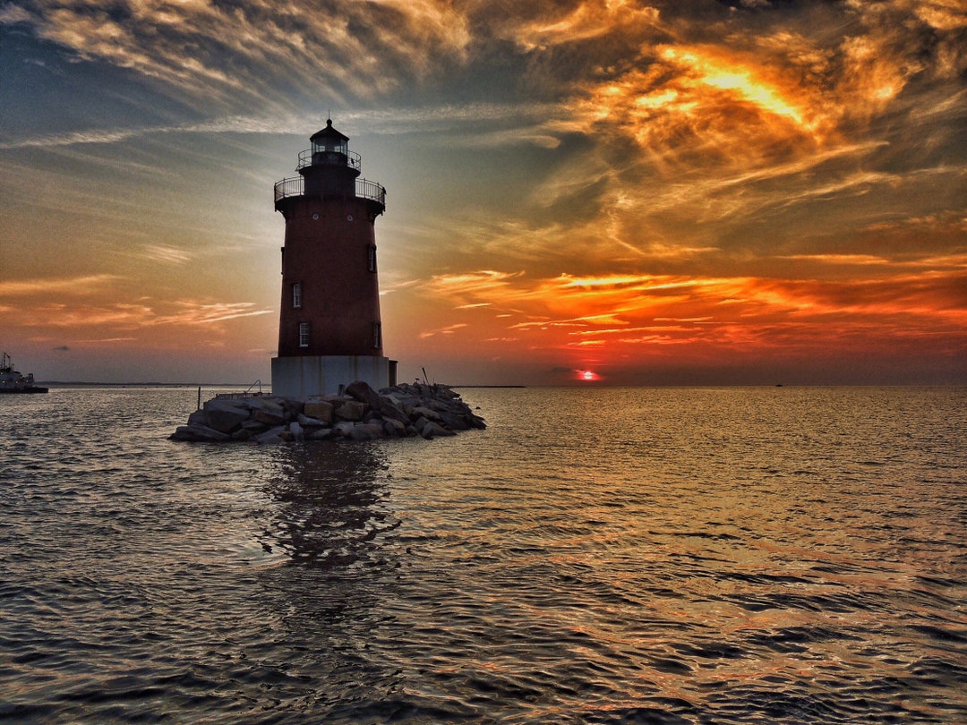 East End Lighthouse, Lewes, DE Canvas Photograph Ready to Hang. - Etsy