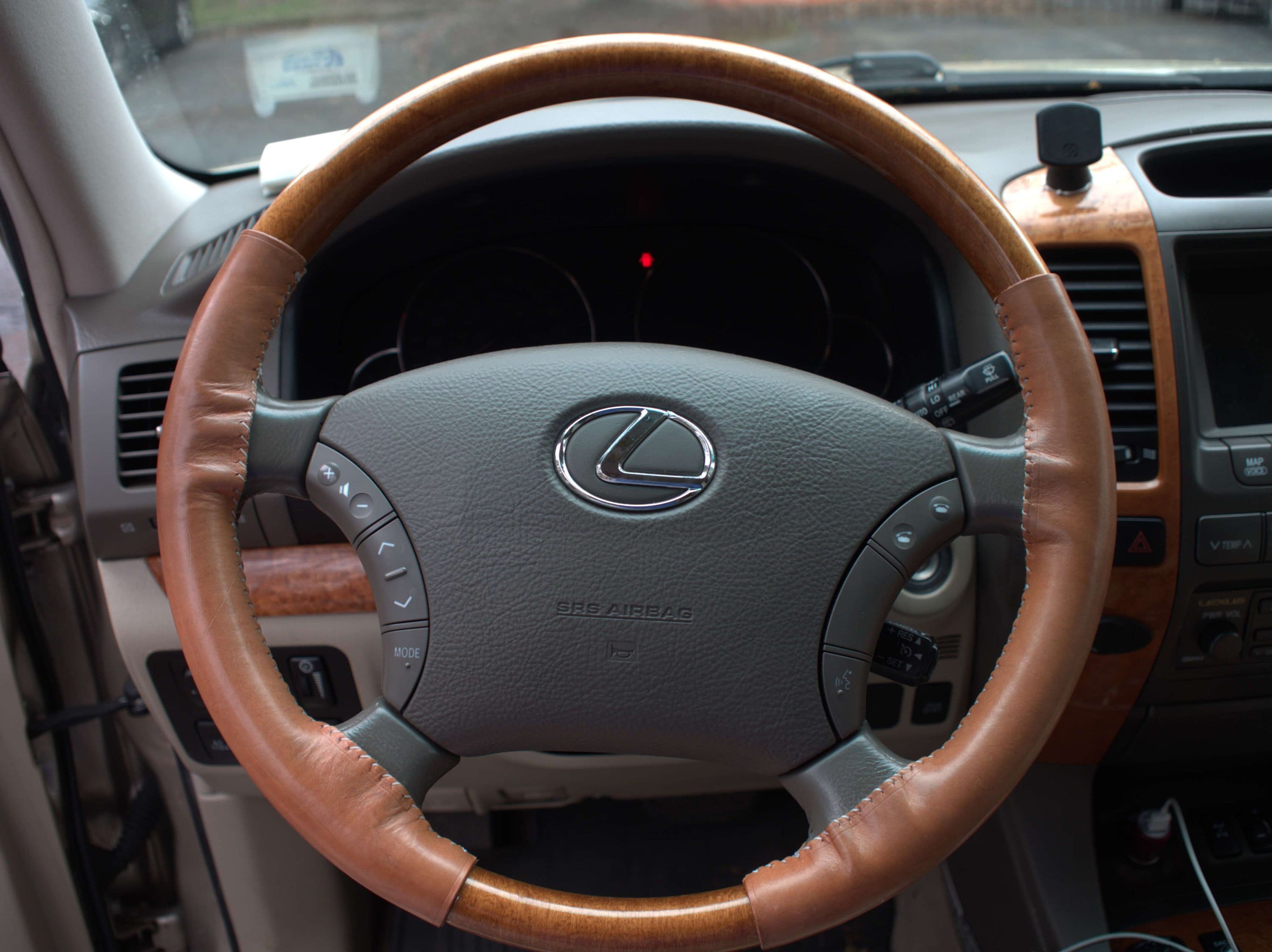 Natural Finish Leather 2 piece Steering Wheel DIY Wrap for Lexus GX 470 4th Gen Toyota 4runner 3.75 in Steering Wheels Etsy