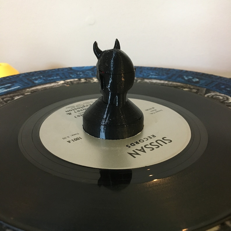 3D Printed Devil 45 Record Adapter With Leds - Etsy