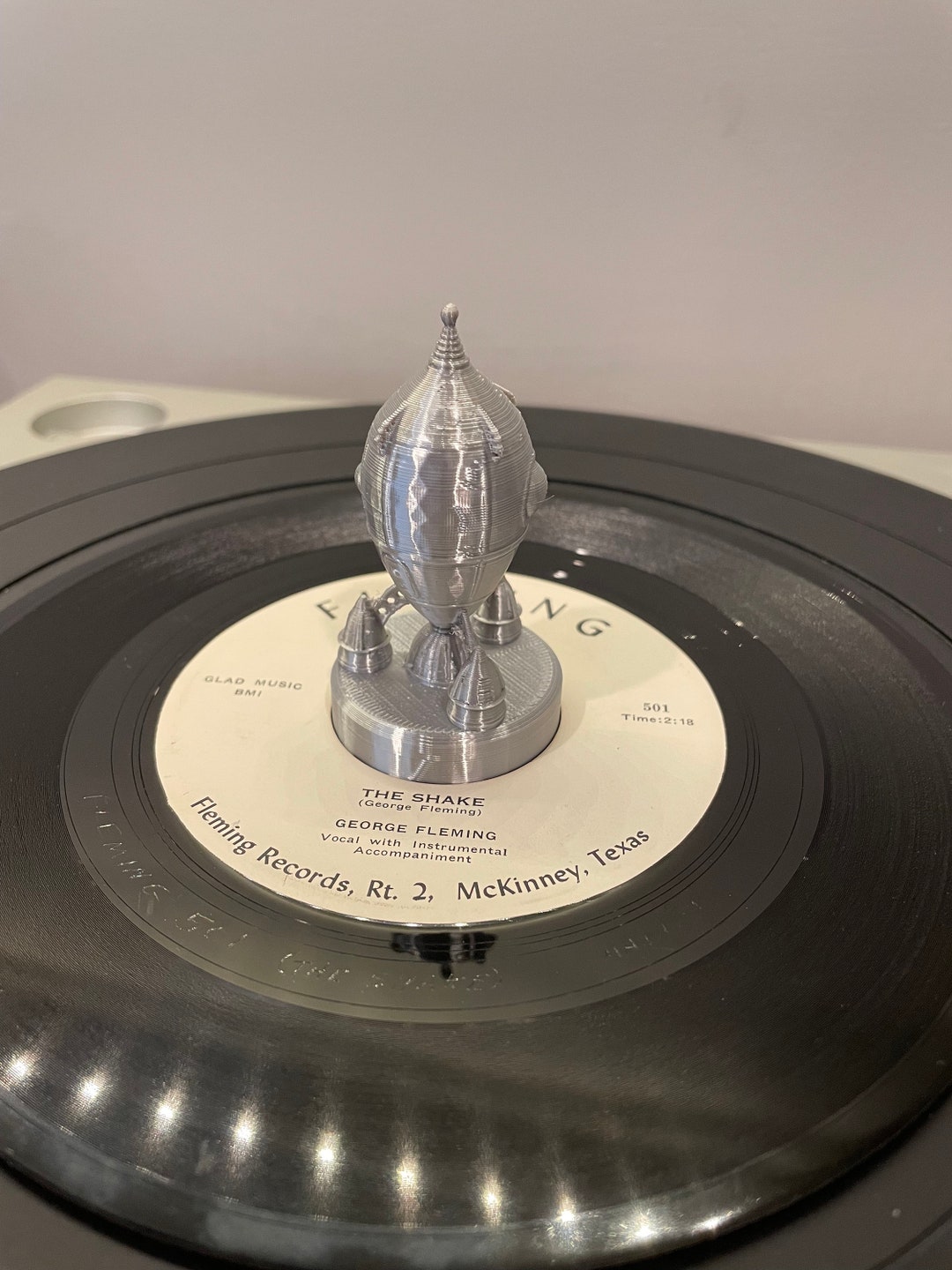 Vintage Rocket 45 Rpm Record Adapter - Etsy