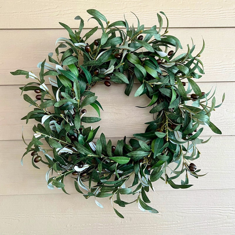Olive Wreath - Etsy