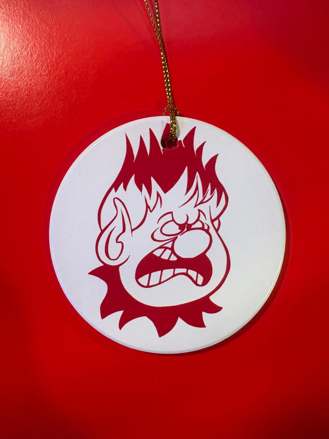 The Heat Miser From the Cartoon a Year Without a Santa Tree Ornament - Etsy