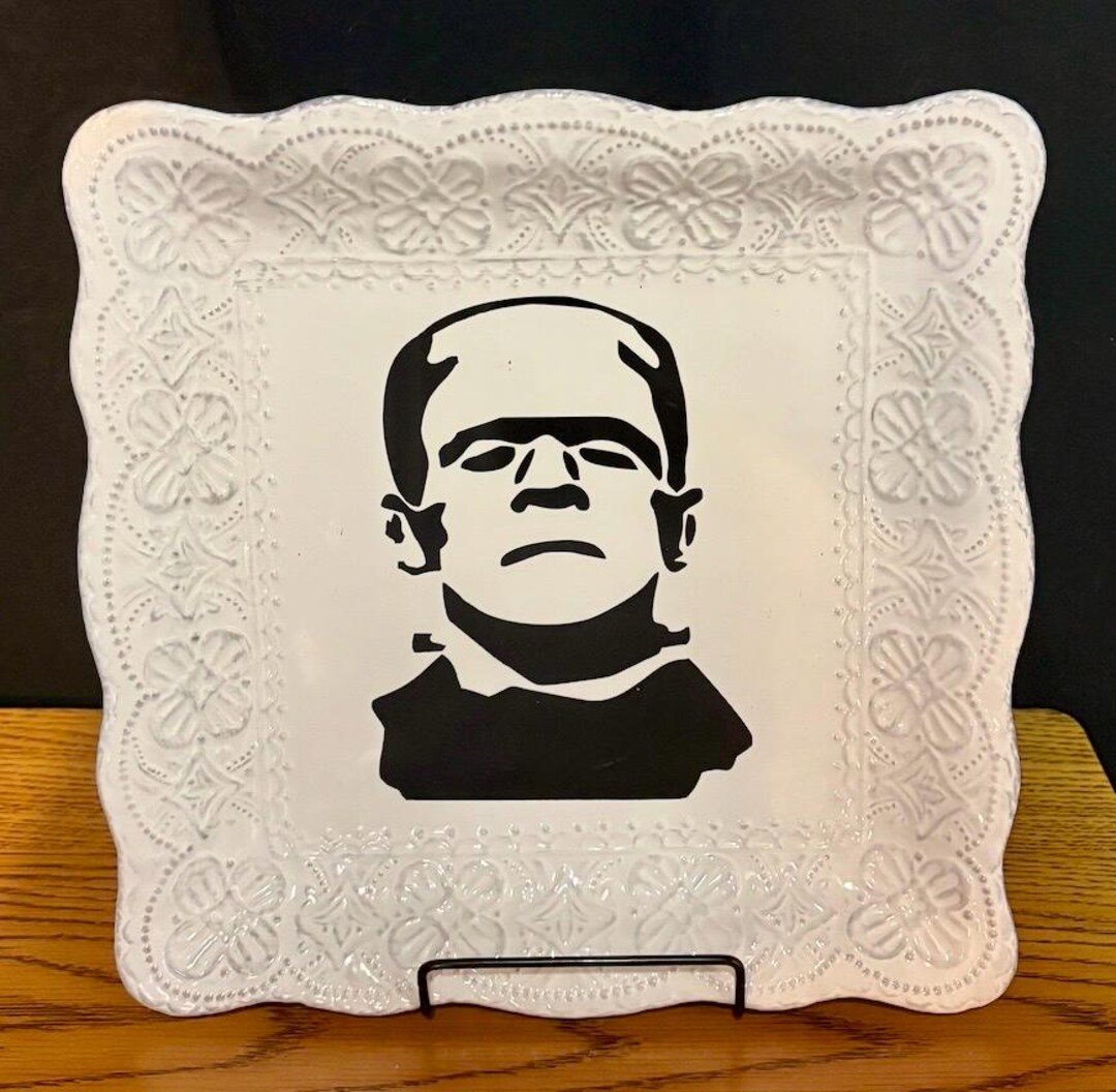 Frankenstein Decorative Plate - Etsy