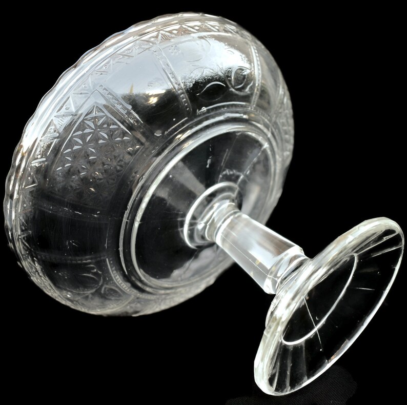 EAPG Compote by Bryce Bro Regal AKA Paneled Forget-me-not - Etsy