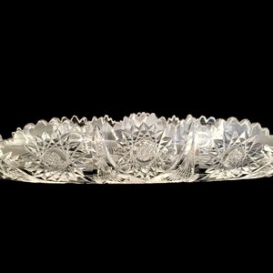 Dorflinger Essex Pattern American Brilliant Period Celery WOW! Circa ...