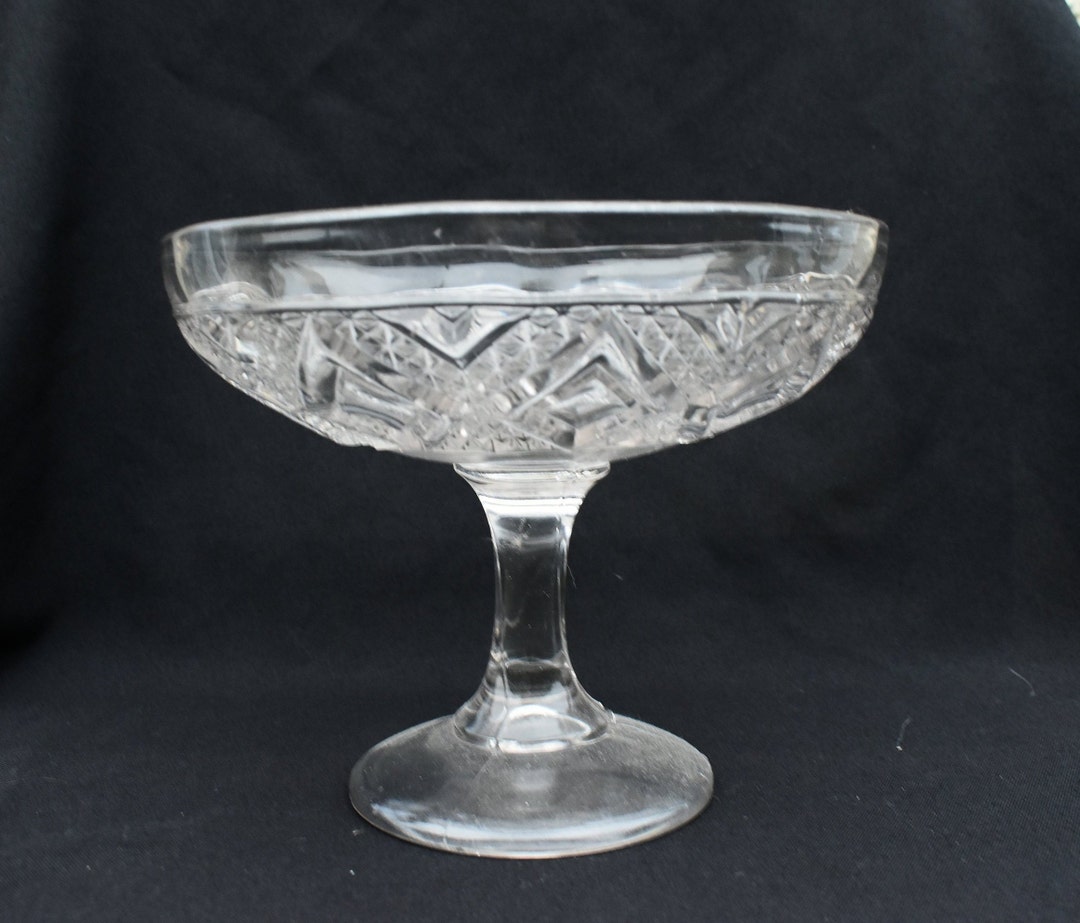 EAPG Compote in Grand by Bryce, Higbee and Company, Ca. Mid-1880s - Etsy