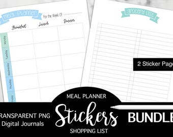 Digital Planner Key Page Stickers for Digital Bullet Journal | Etsy