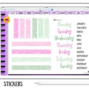Large Digital Sticker Book for Goodnotes With Hyperlinks Plus 10 Pages ...