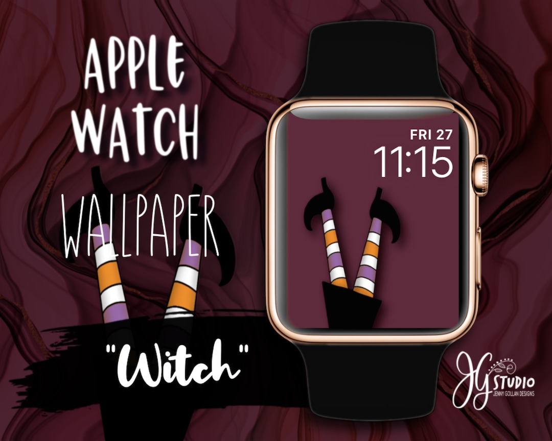 Apple Watch Wallpaper Witch Legs for Your Halloween Watch Face - Etsy