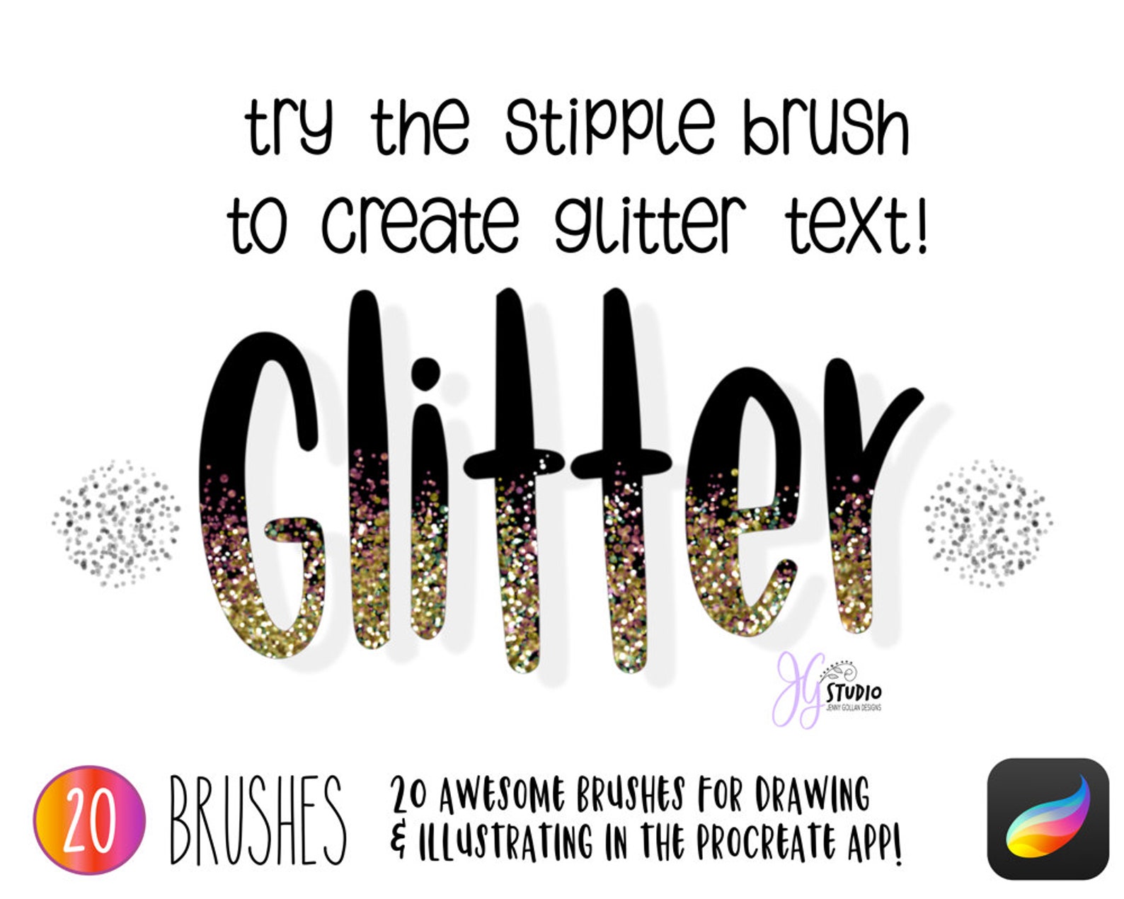 Procreate Brushes Set of 20 Illustration Brush Pack Plus Ink | Etsy