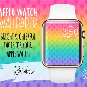 Apple Watch Wallpaper Rainbow | Etsy
