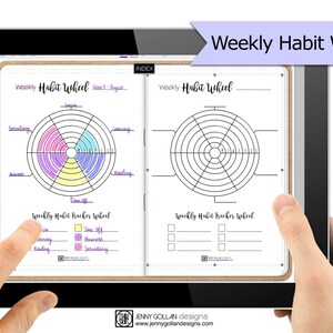 Digital Planner Stickers Habit Trackers, Birthday, Weekly Habits and ...