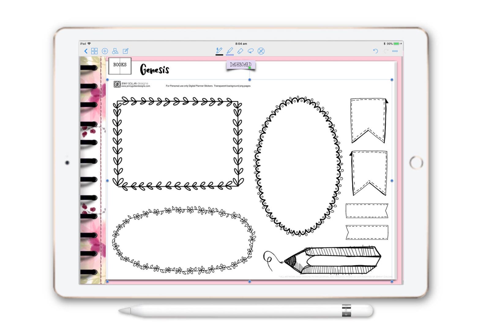 Digital Bible Study Journal Notebook for GoodNotes with | Etsy