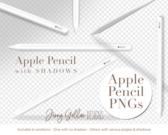 Apple Pencil png transparent background clip art for iPad Pro | Etsy