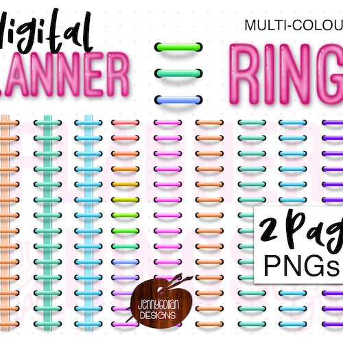 Digital Planner Ring Binder Bundle Personal and Limited - Etsy