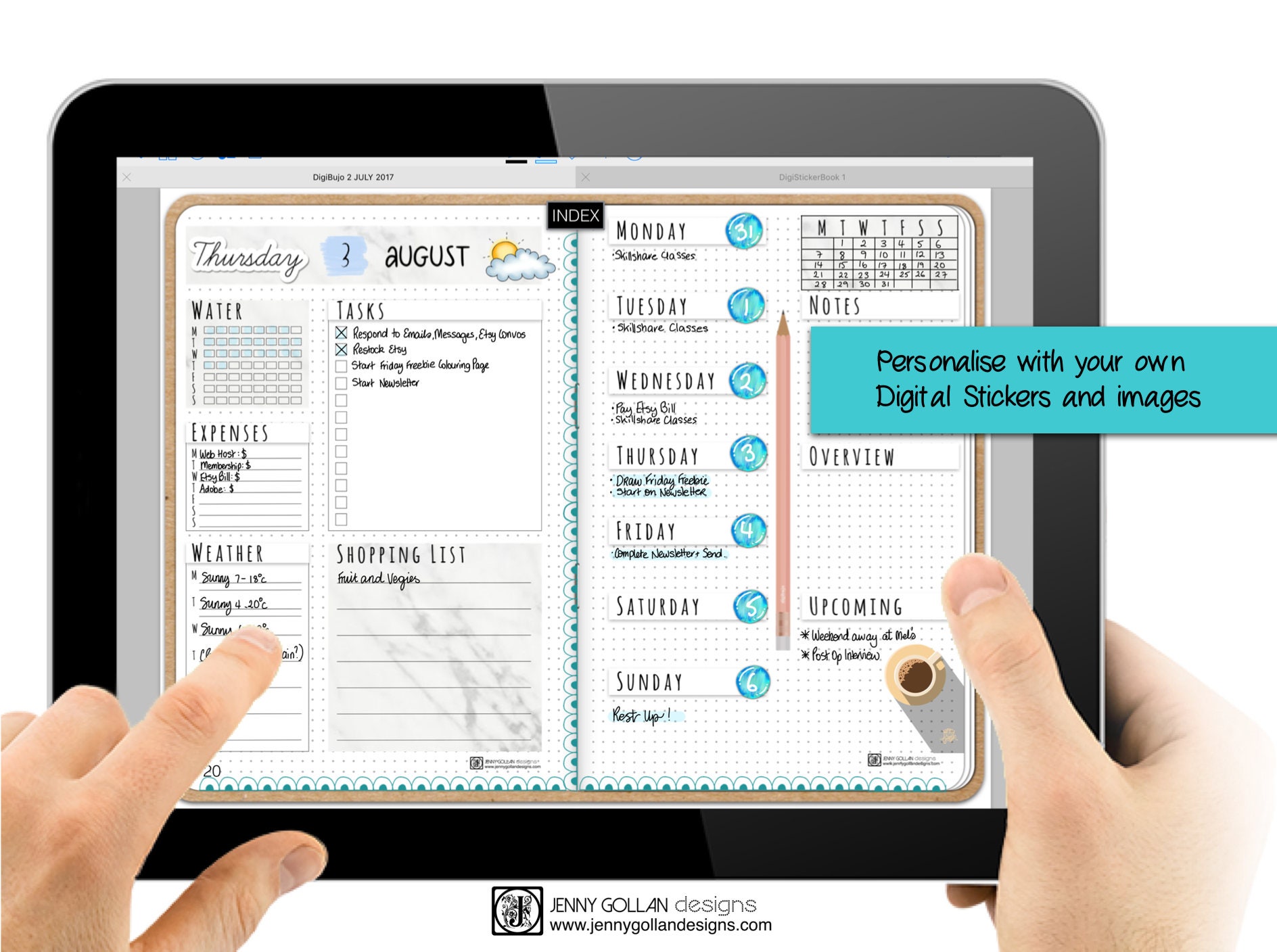 2 Transparent PNG Digital Planner Stickers Pages White and - Etsy Australia