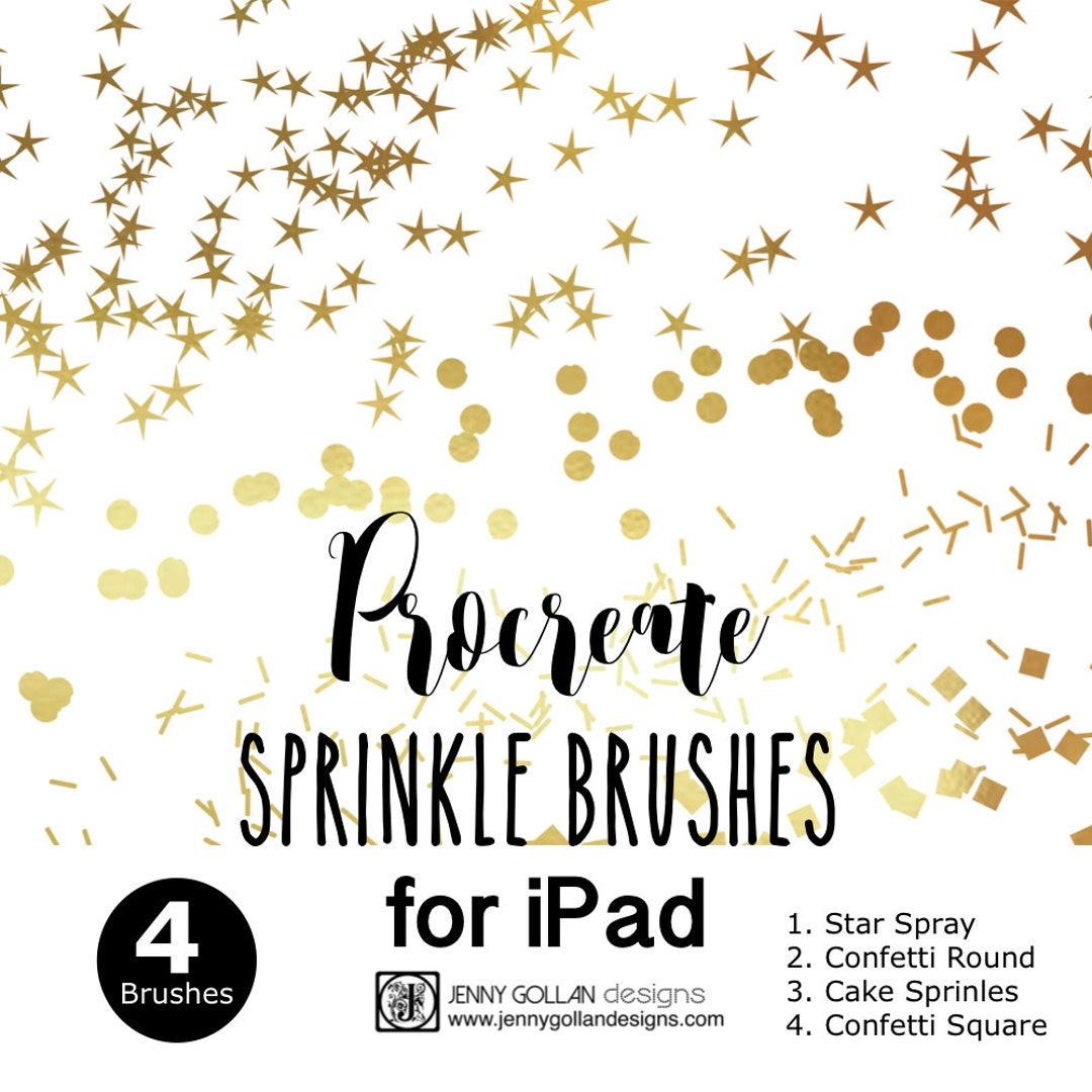 Procreate Brushes iPad Spray Shapes Brushes Bundle - Etsy