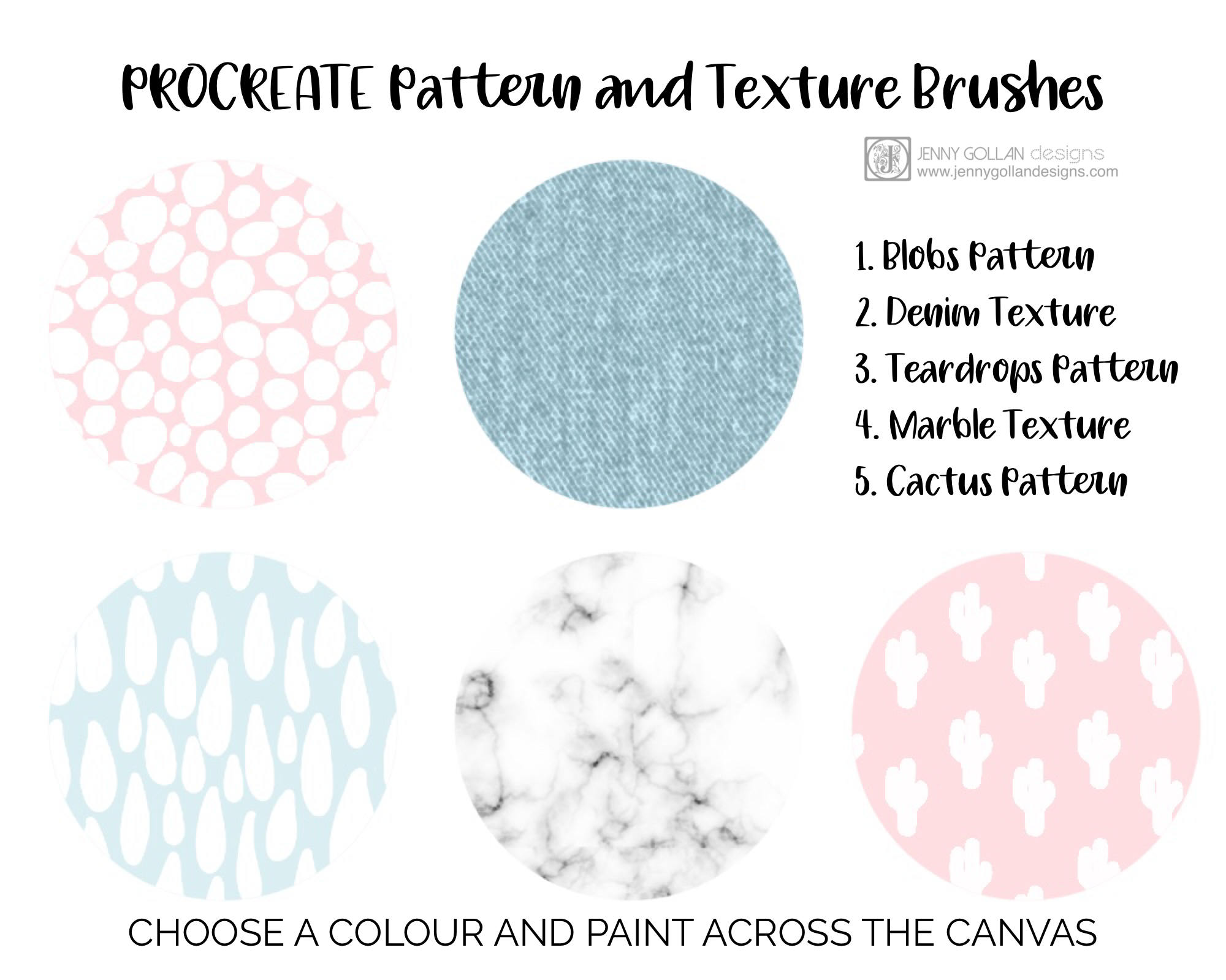 Procreate Brushes Pattern and Textures Brush Bundle 1 - Etsy