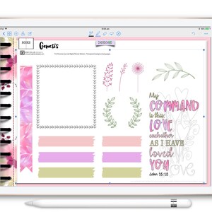 Digital Bible Study Journal Notebook for Goodnotes With Hyperlinks ...
