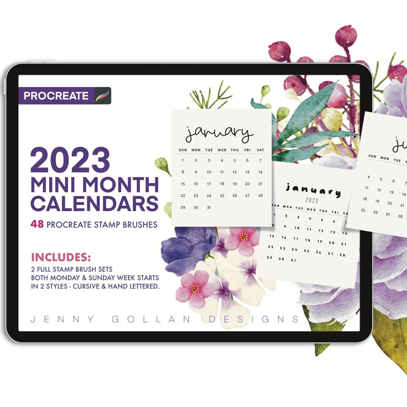 Calendar Stamp - Etsy