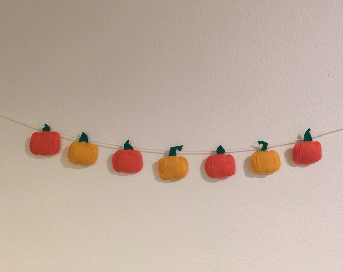 Fall Pumpkin Banner • Happy Halloween Decor • Thanksgiving Banner ...