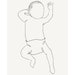 Custom Line Drawing of YOUR Baby, Newborn Poster Scale 1:1 ...