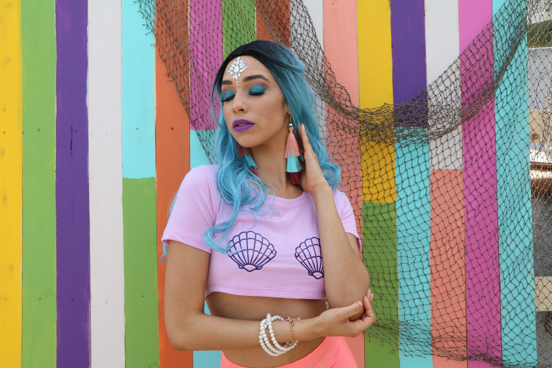 Crop Top Festival Clothing Underboob Tee Shell Tee Summer Etsy