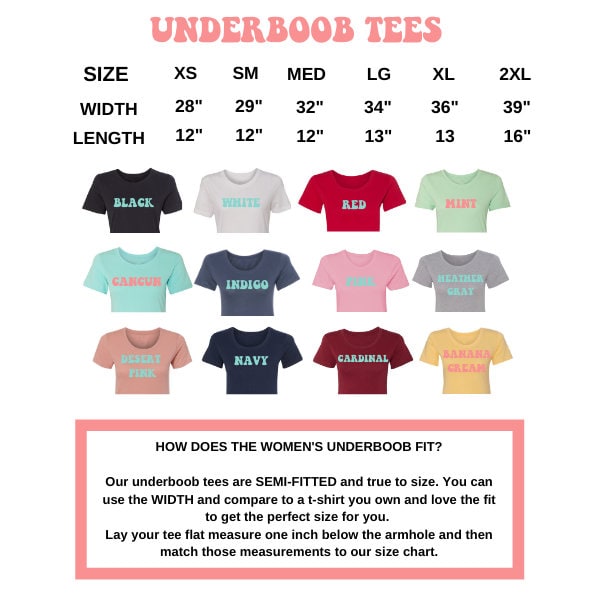 Sexy Mini Crop Top Womens Underboob Tee Sexy Underboob Top Etsy