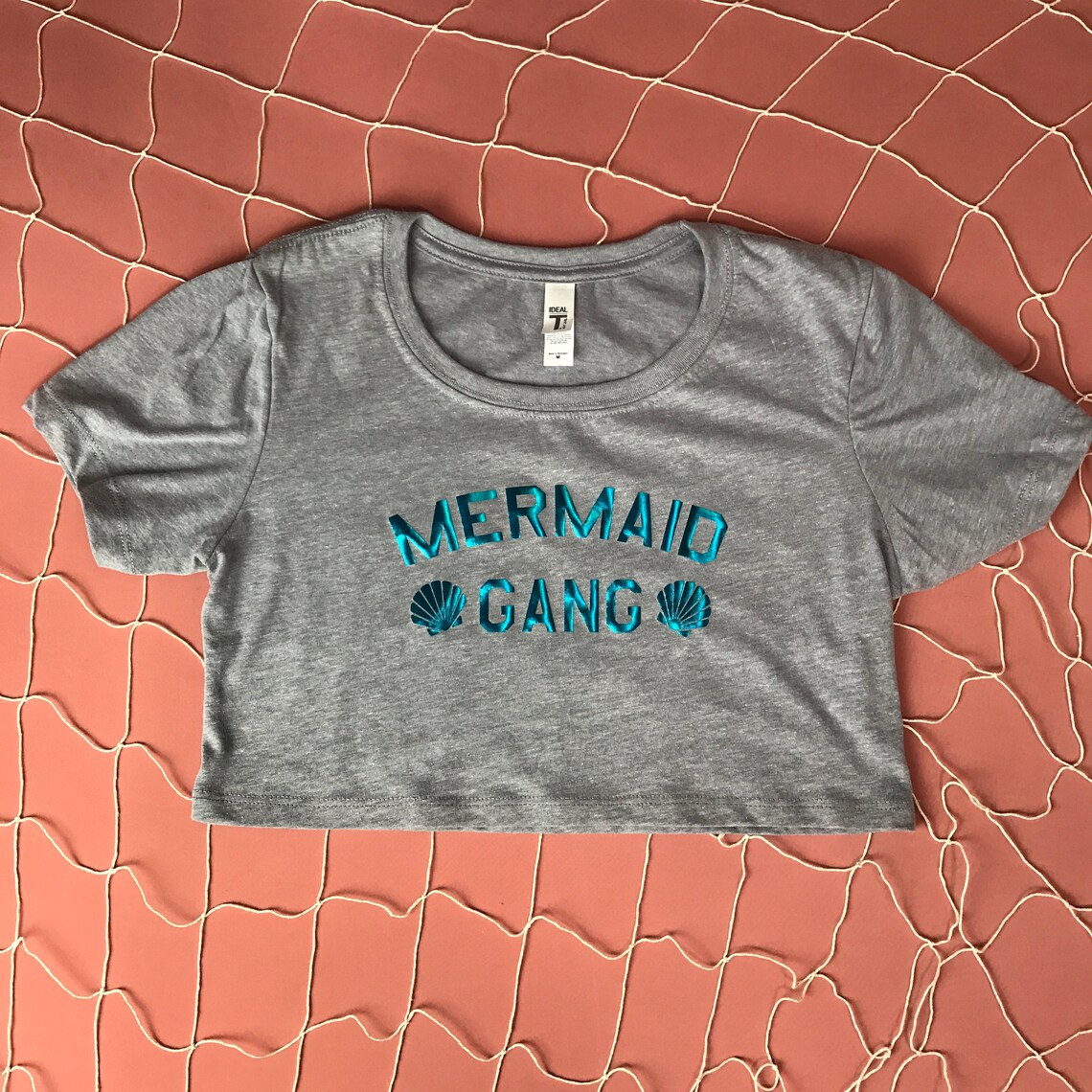Mermaid Gang Crop Top Festival Clothing Underboob Tee Summer Etsy