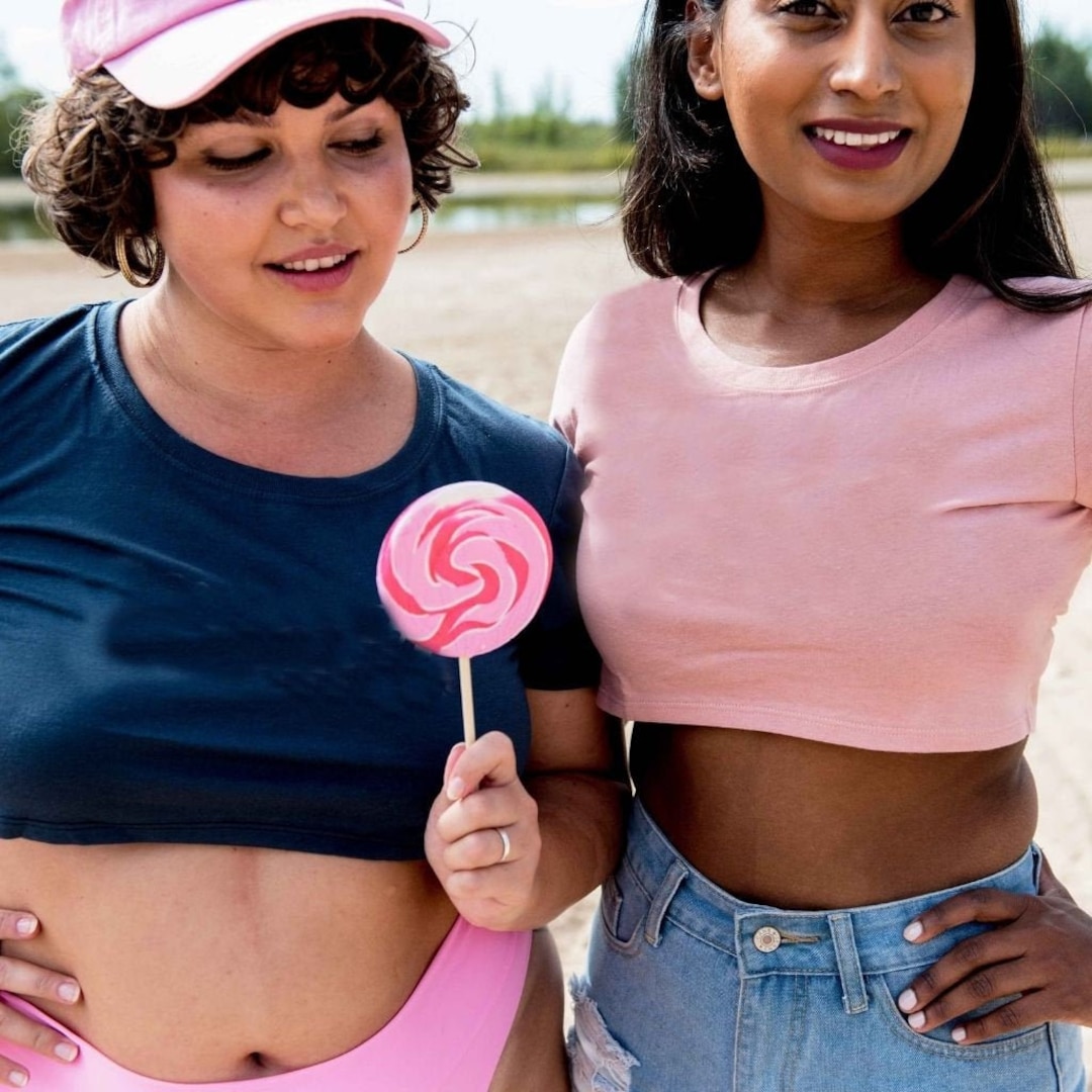 Sexy Mini Crop Top Womens Underboob Tee Sexy Underboob Top Etsy