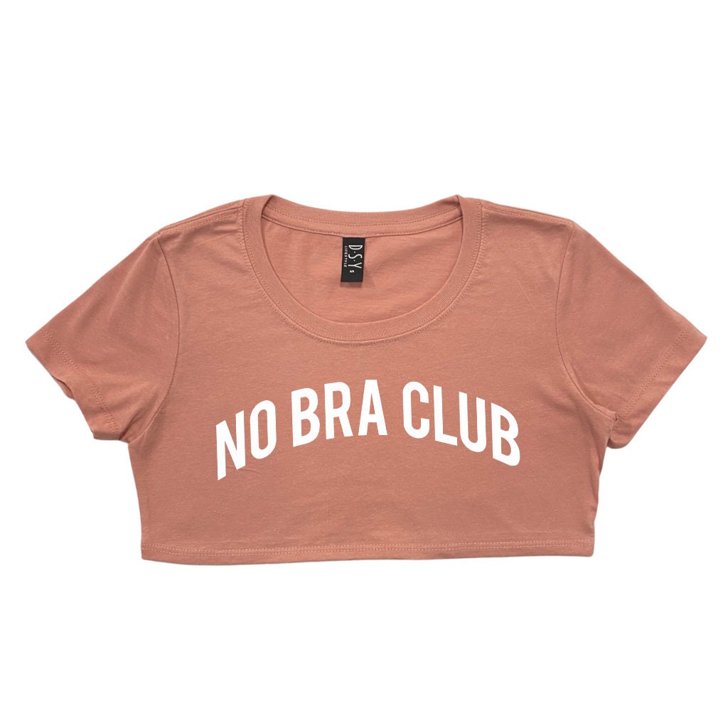 No Bra Club Sexy T Shirt Mini Crop Top Womens Underboob Tee Etsy