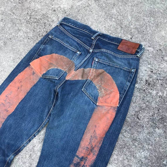 RARE Vintage Evisu Yamane Big Daicock Evisu Distresse… - Gem