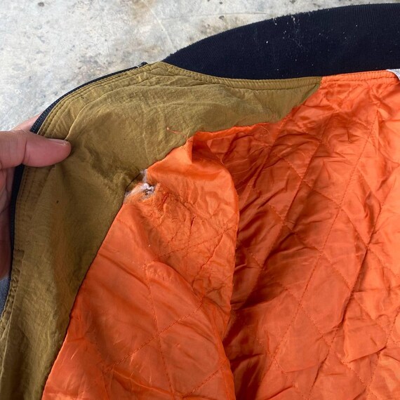 Rare Vintage 80-90S TOYOTA BOMBER JACKET Dirty Worn D… - Gem