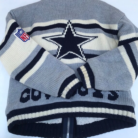 Very rare Vintage Dallas Cowboys NFL Knitting jacket … - Gem