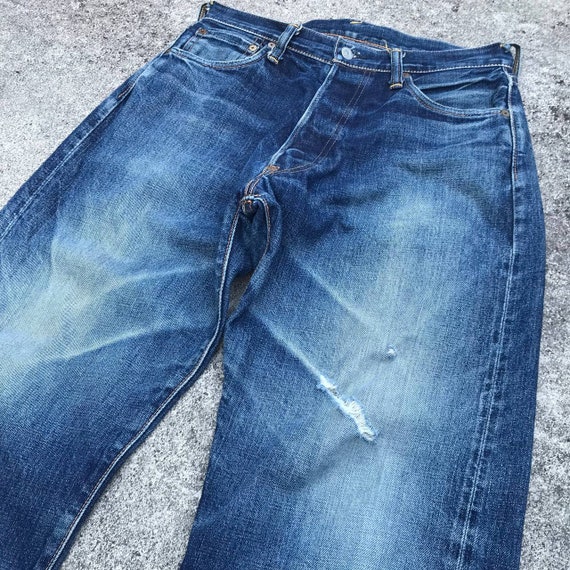 RARE Vintage Evisu Yamane Big Daicock Evisu Distresse… - Gem