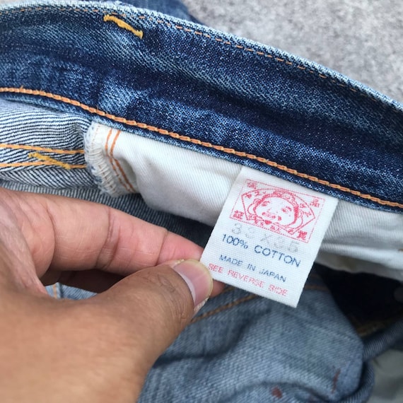 RARE Vintage Evisu Yamane Big Daicock Evisu Distresse… - Gem