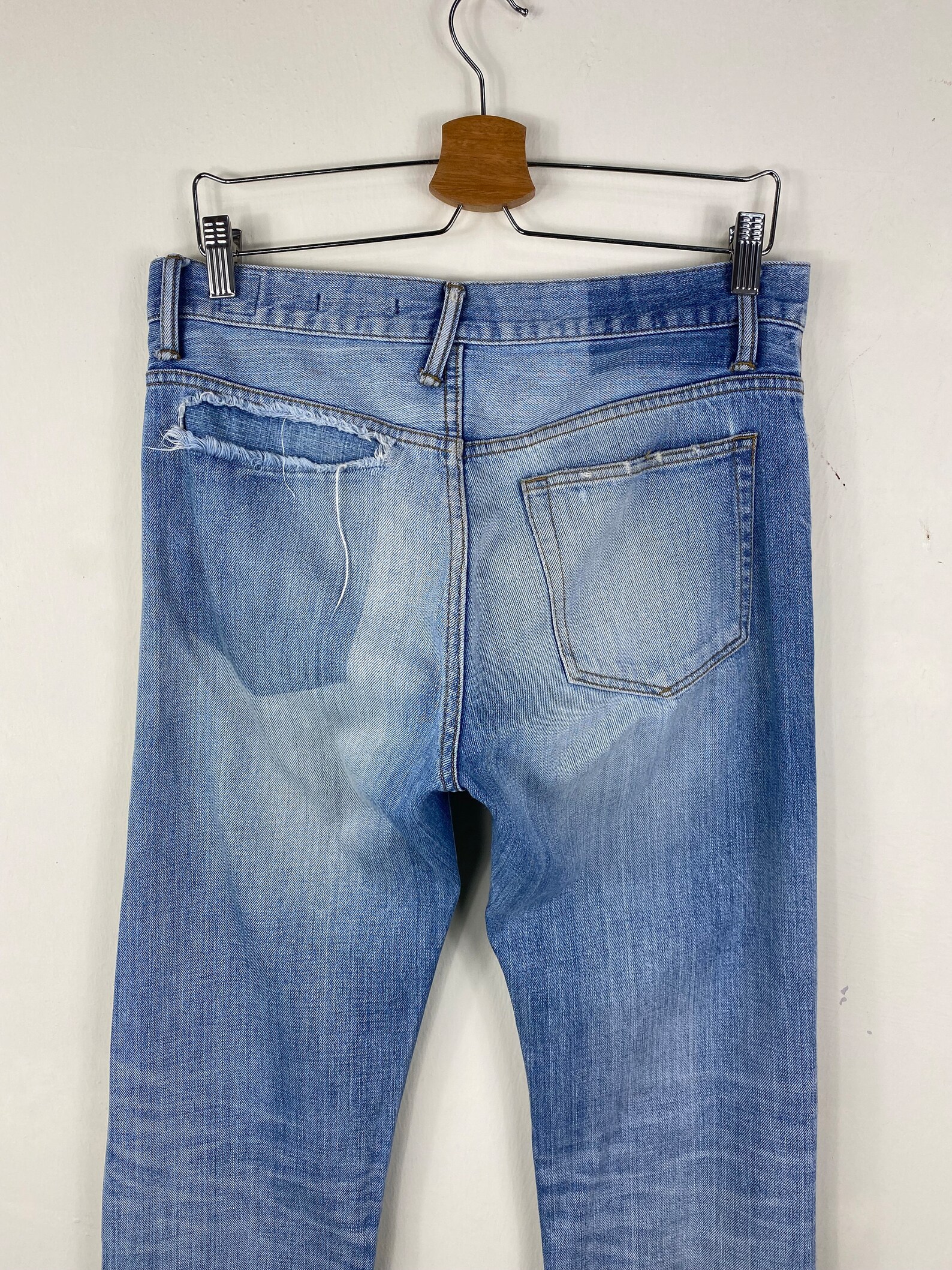 Distressed Trashed Dirty Jean Semantic Japanese Brand Vintage Jean ...