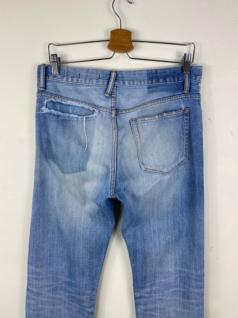 Distressed Trashed Dirty Jean Semantic Japanese Brand Vintage Jean ...