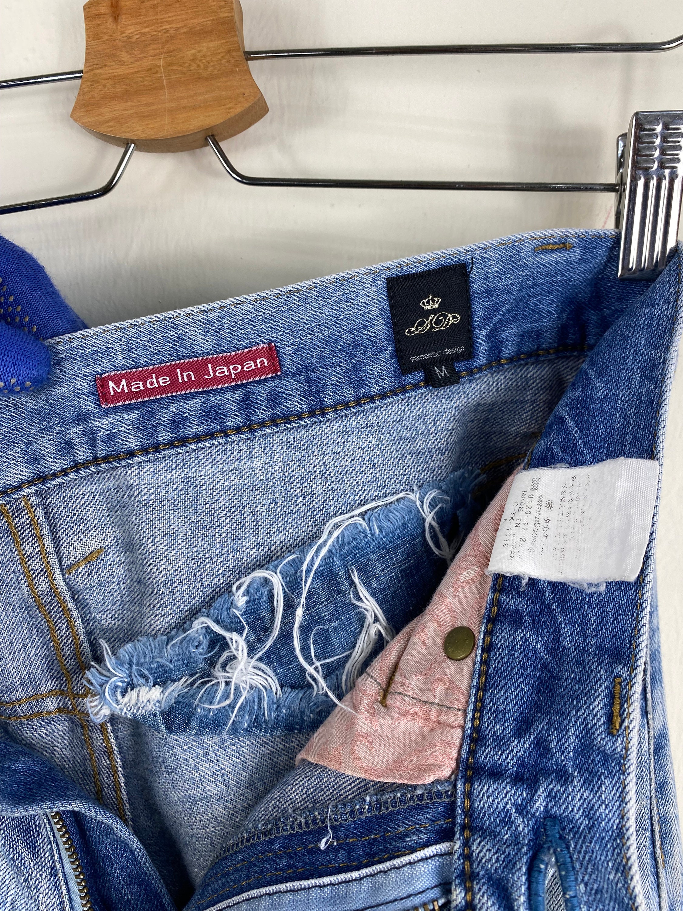 Distressed Trashed Dirty Jean Semantic Japanese Brand Vintage Jean ...
