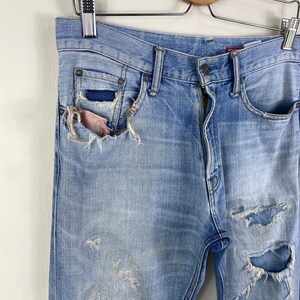 Distressed Trashed Dirty Jean Semantic Japanese Brand Vintage Jean ...