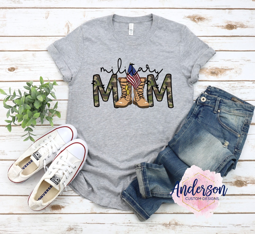 Military Mom ~ Military Mom Shirt ~ Military Shirt ~ Mom Shirt ~ Mom ...